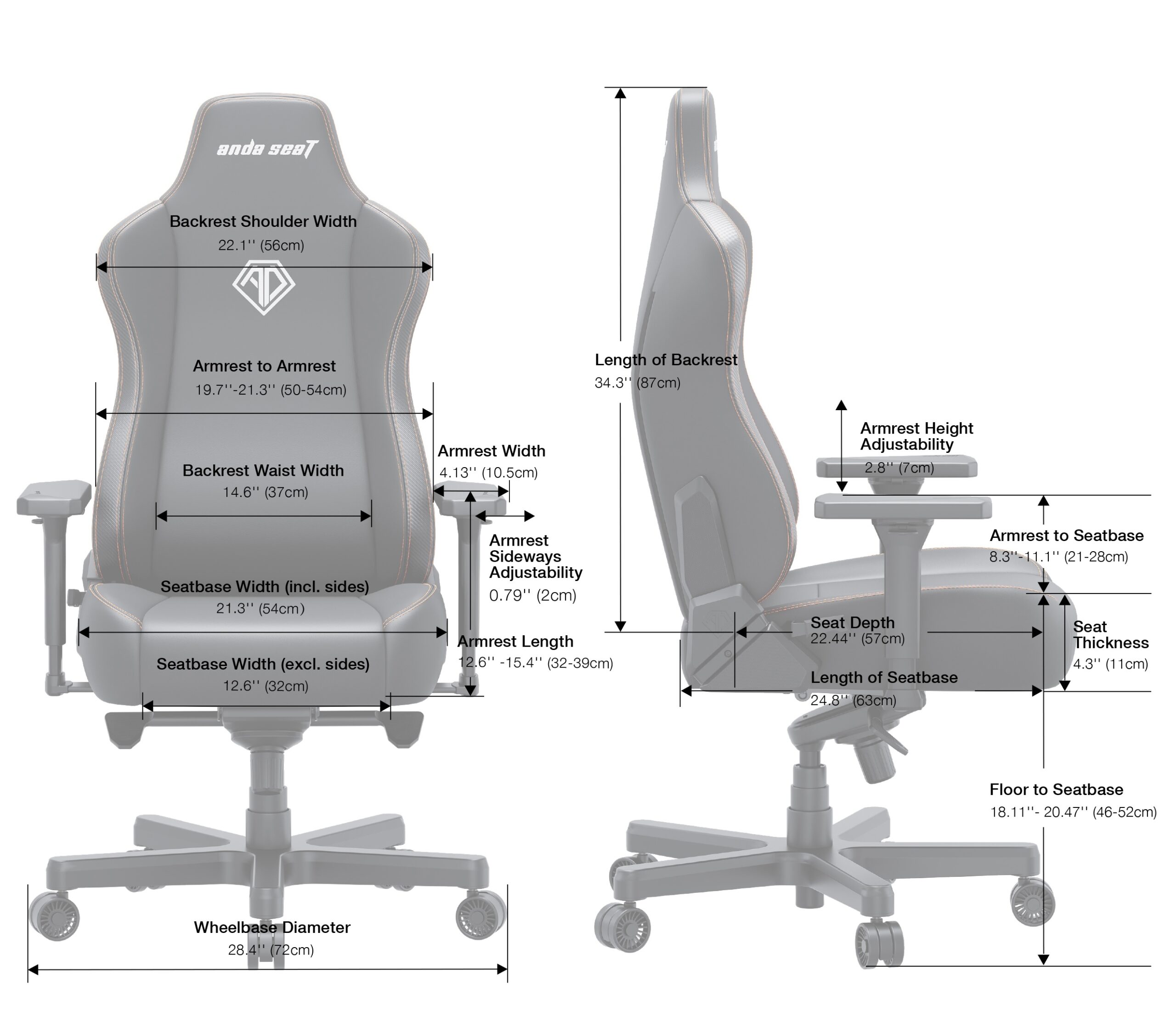 Fotel gamingowy Kaiser 3E XL Anda Seat - Anda Seat